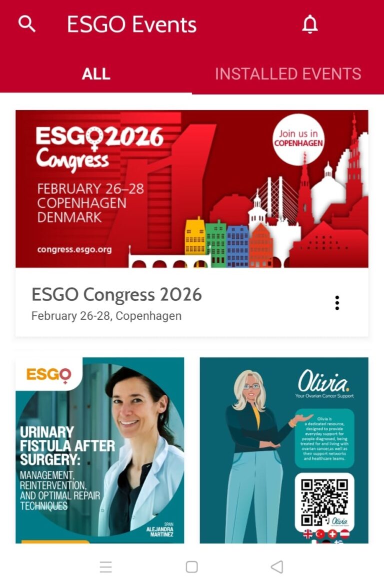 Congress Mobile App - ESGO Congress